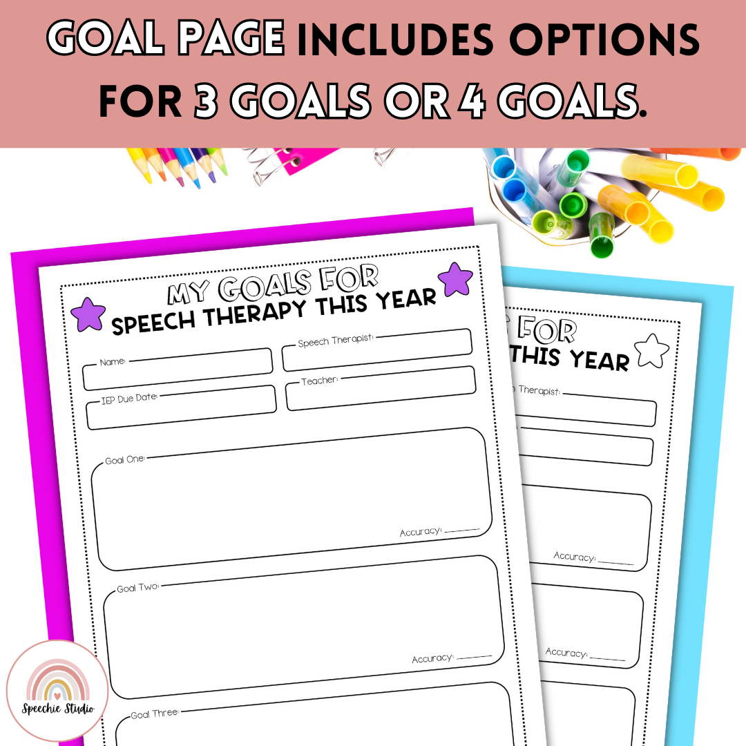 Back to School Speech Therapy Activities for the Beginning of the Year ...