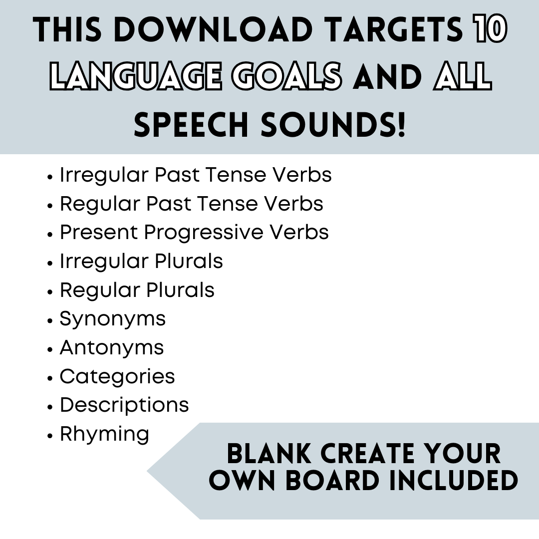 Fall Language and Articulation Speech Therapy Activity Puzzles ...