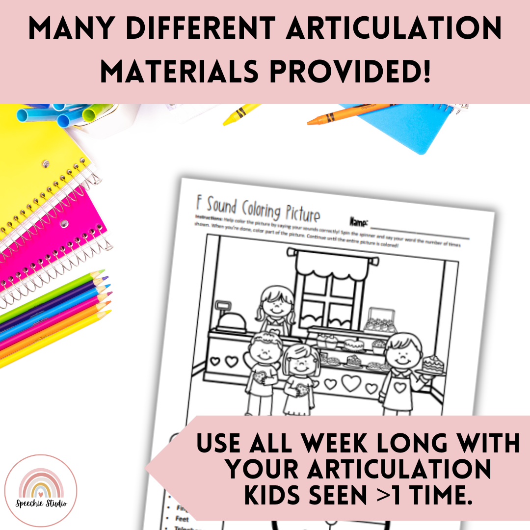 Valentine's Day No Prep Language and Articulation Activities for Speech ...