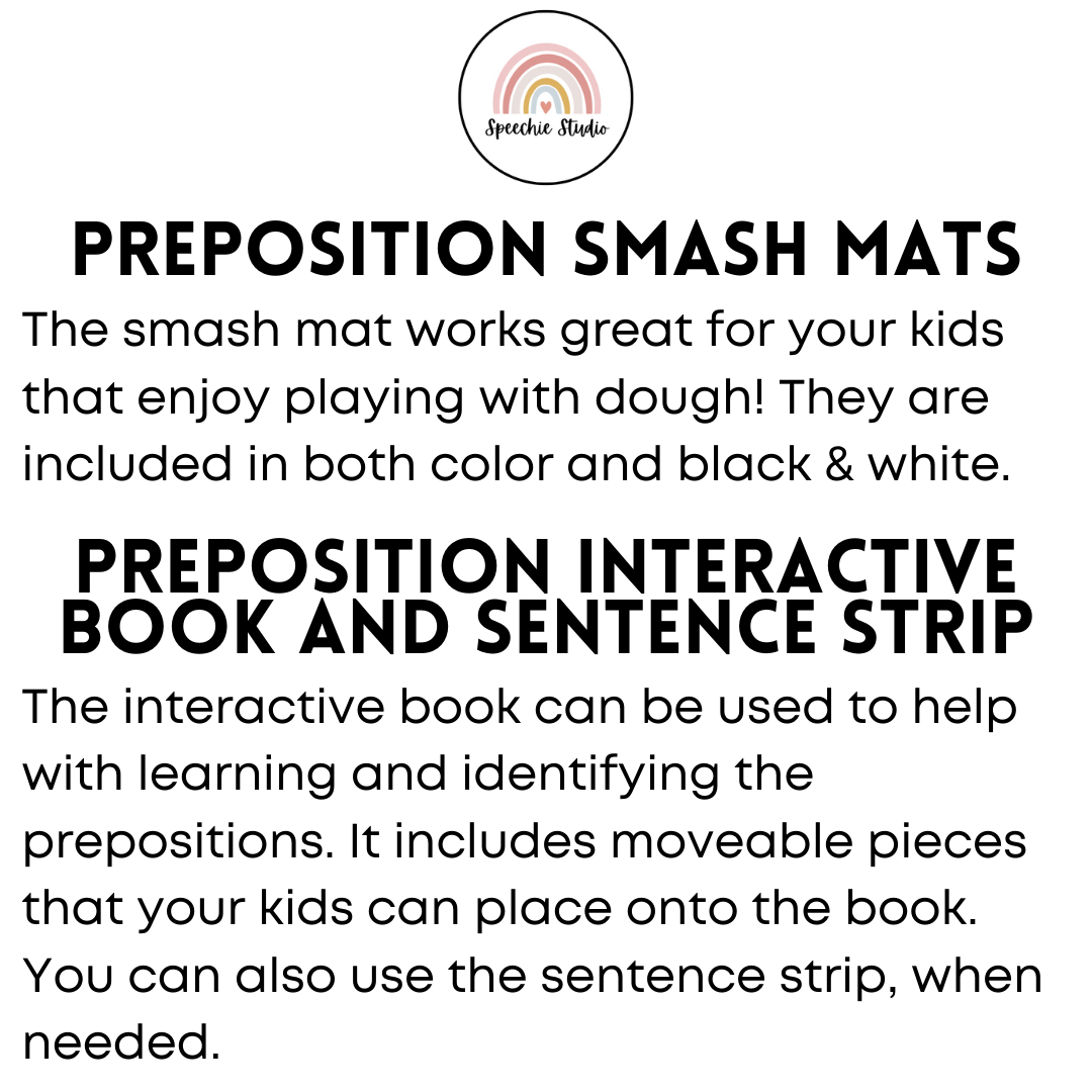 Preposition Spatial Concepts for Speech Therapy - St. Patrick's Day ...