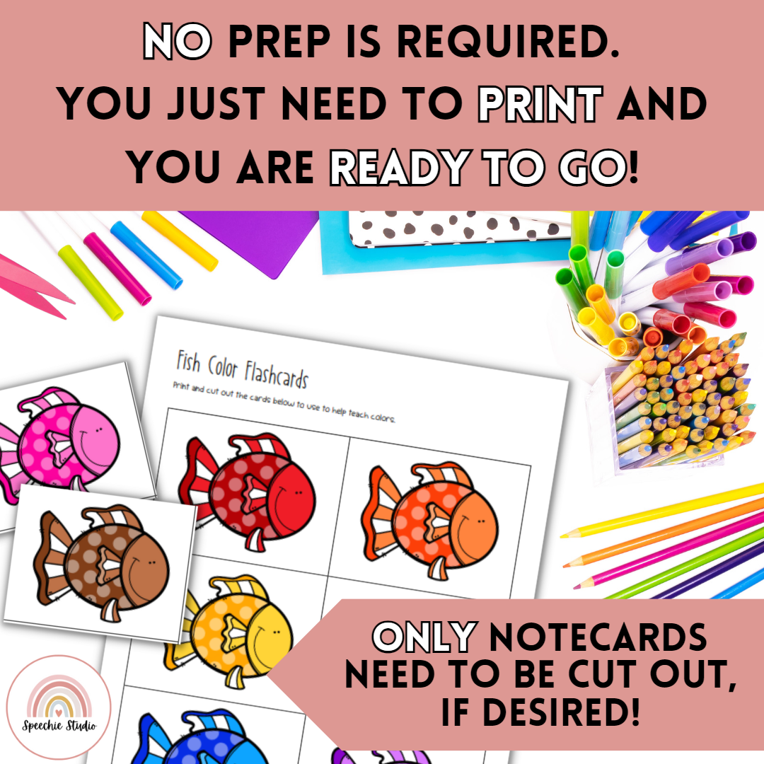 Fishing No Prep Language and Articulation Activities for Speech Therapy ...