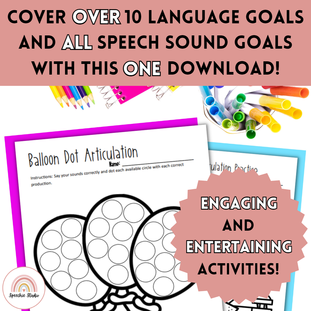 Carnival No Prep Language and Articulation Activities for Speech ...