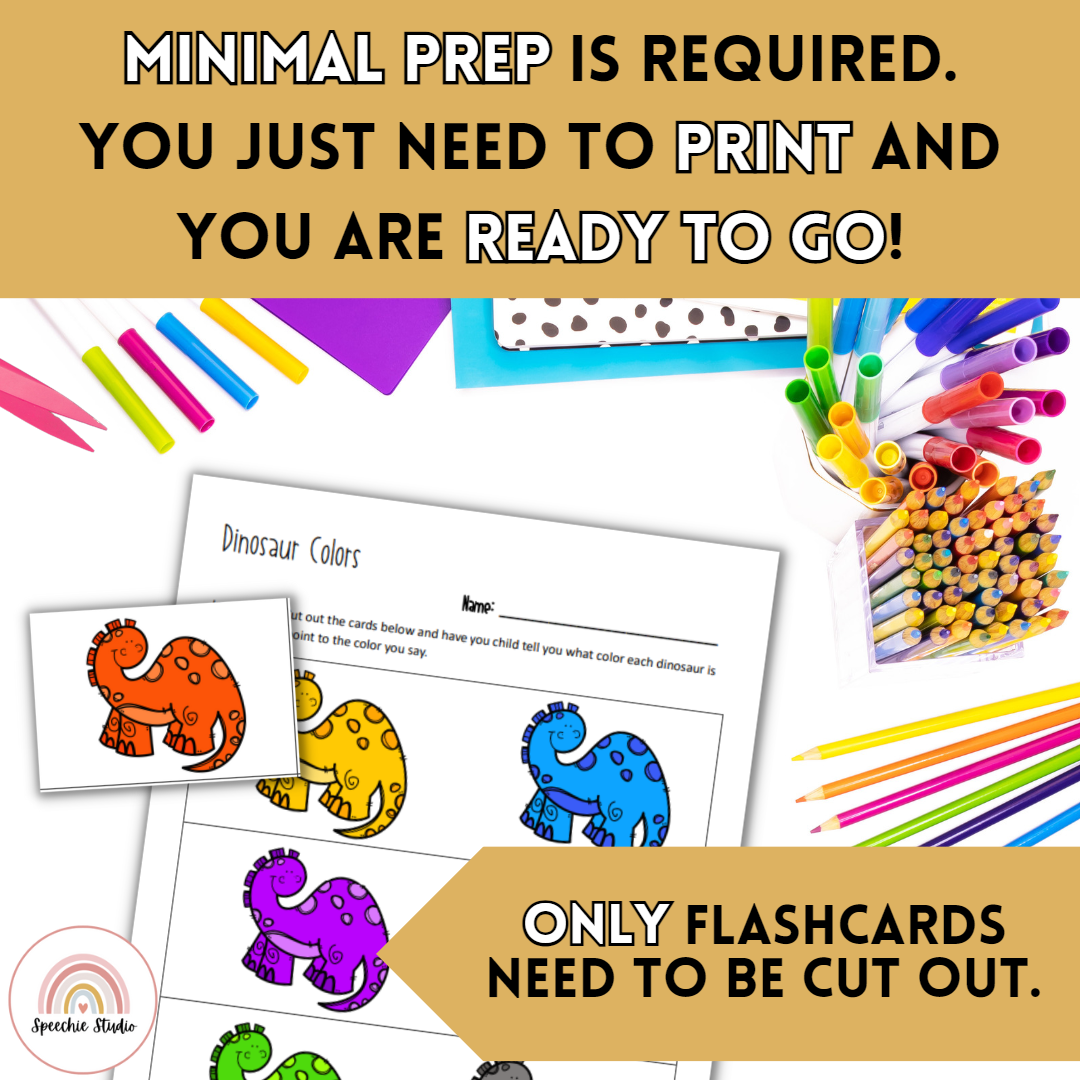 Dinosaur Themed Language and Articulation Workbook for Speech Therapy ...