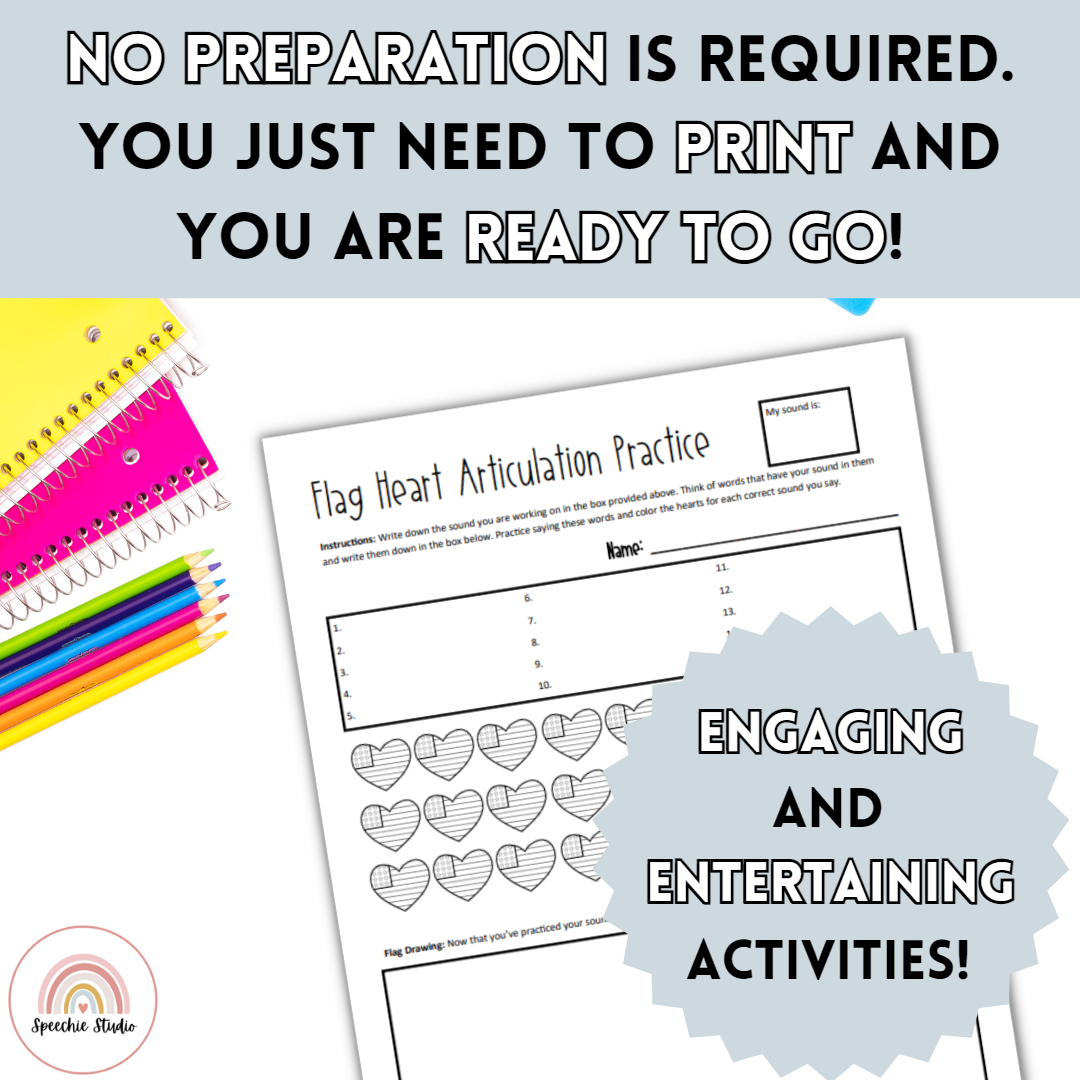 Fourth of July Articulation Worksheets and Activities for Speech ...