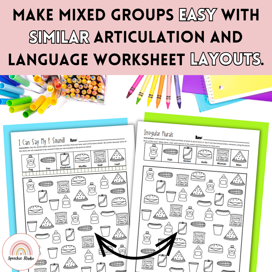 Summer No Prep Language and Articulation Activities for Speech Therapy ...
